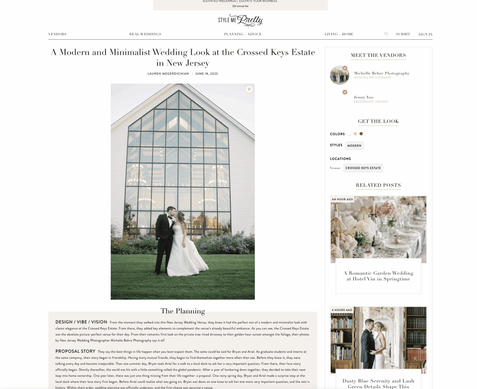 Elegance in Bloom: A Modern Wedding at Crossed Keys Estate Captured by ...